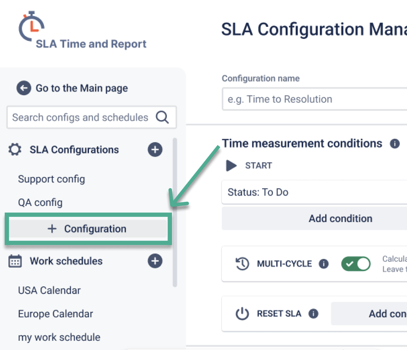 Time limit based SLA type | Data Center